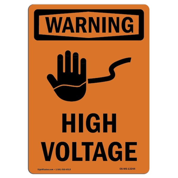 Signmission Safety Sign, OSHA WARNING, 10 Signmission Safety Sign, OSHA WARNING, 10